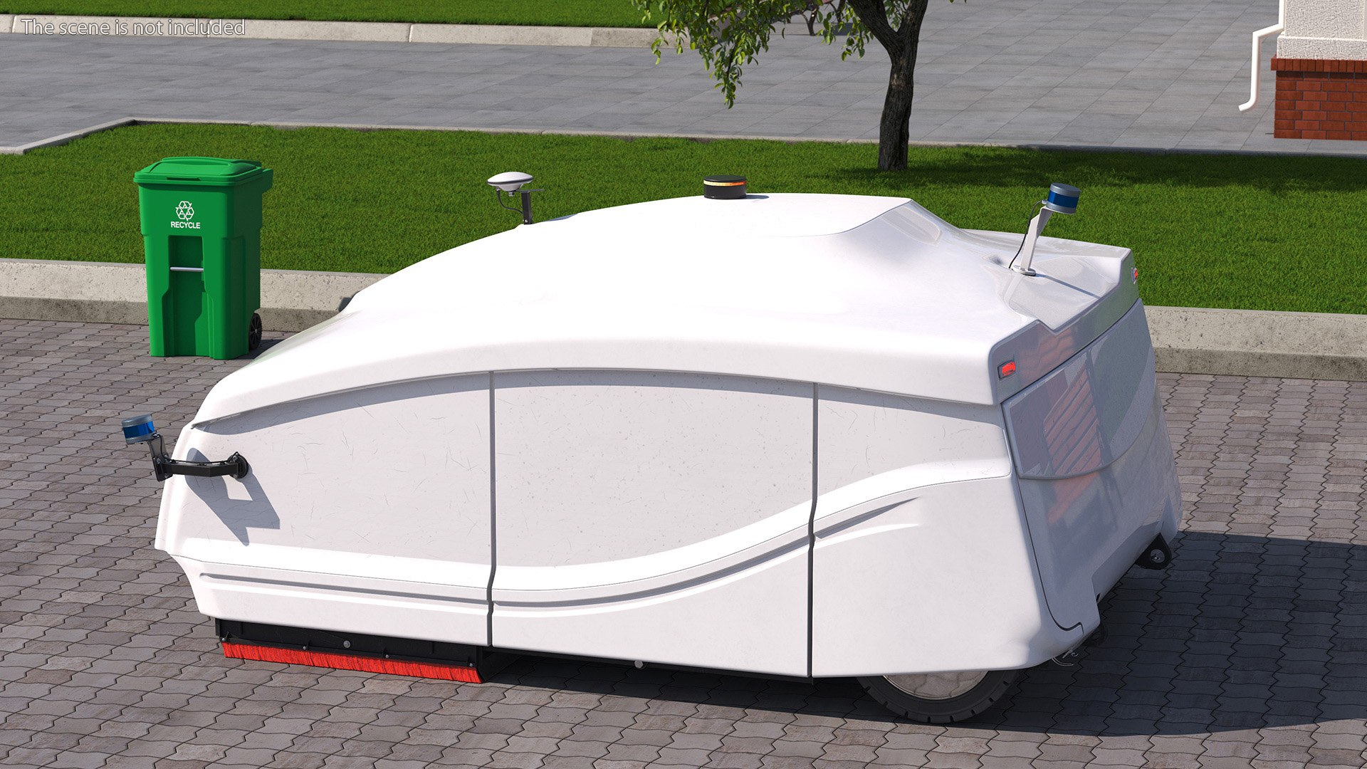 3D model Autonomous Sweeping System - TurboSquid 2180068