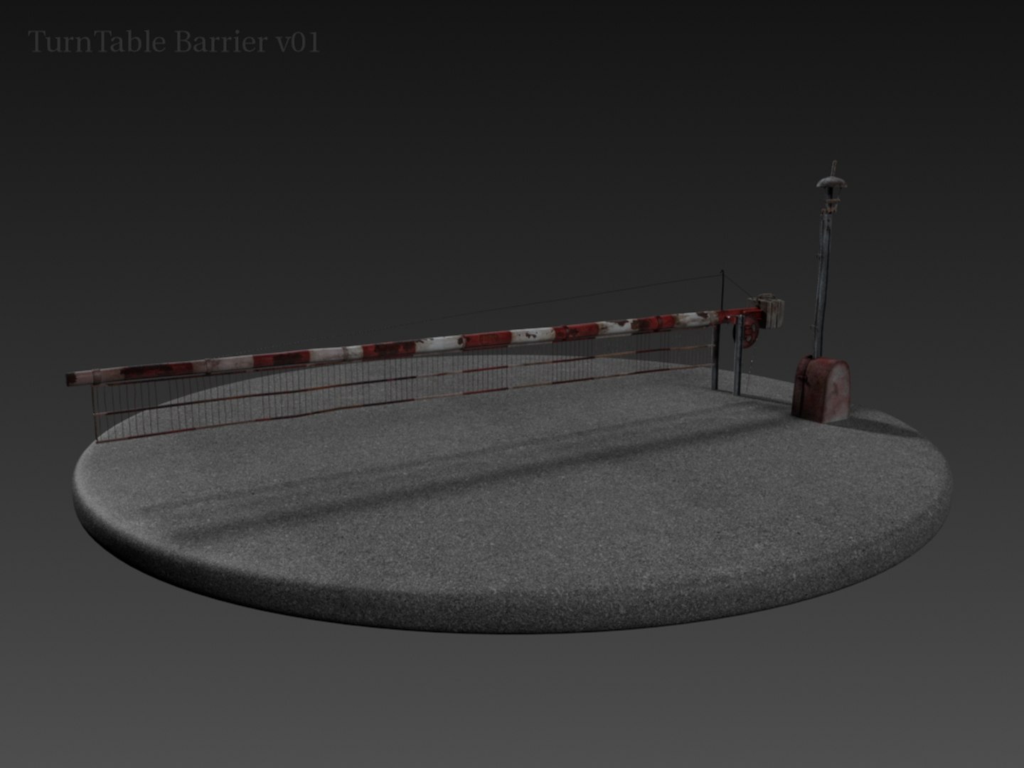 level crossing rigged 3d x