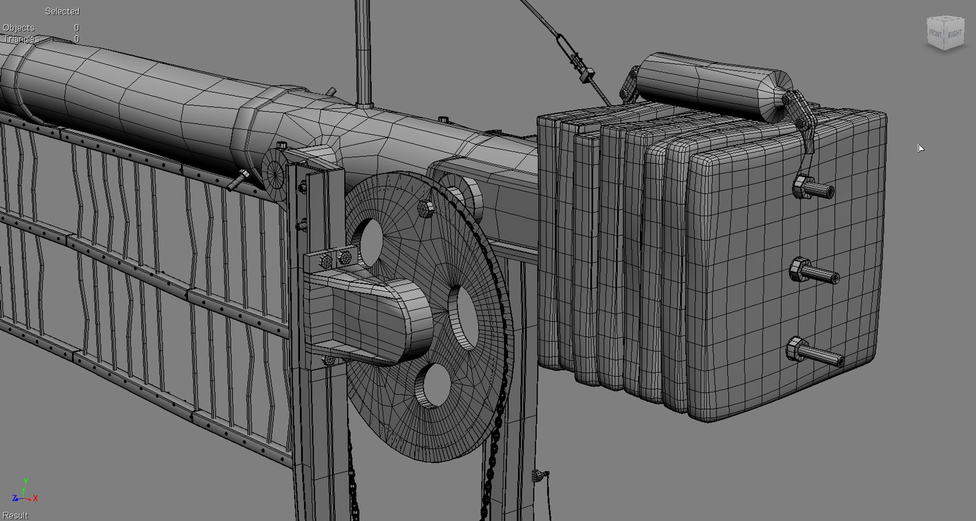 level crossing rigged 3d x
