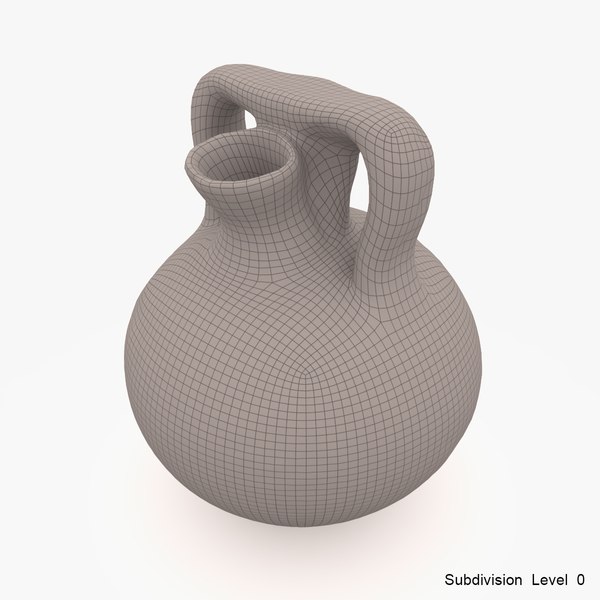pottery greek ancient 3d model