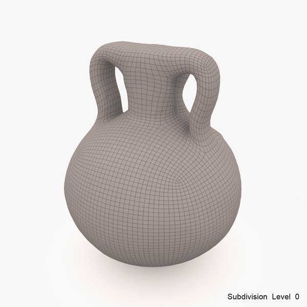 pottery greek ancient 3d model