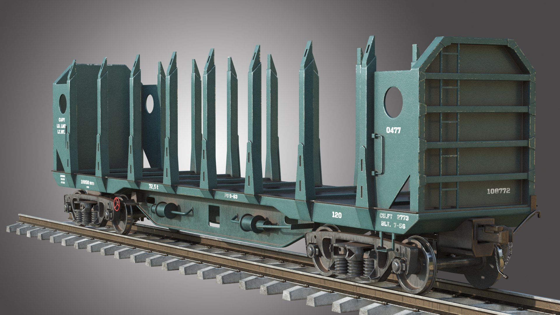 3D Logging Car 01 - TurboSquid 1438099
