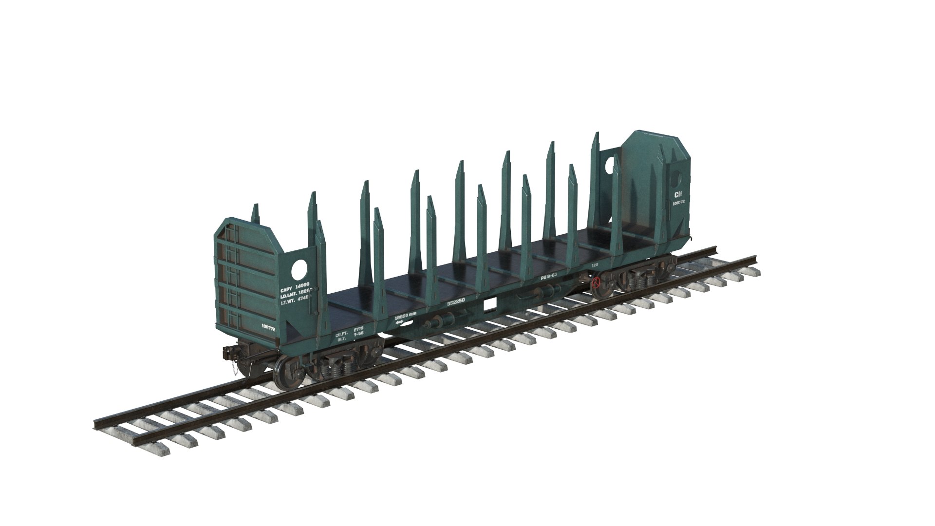 3D Logging Car 01 - TurboSquid 1438099