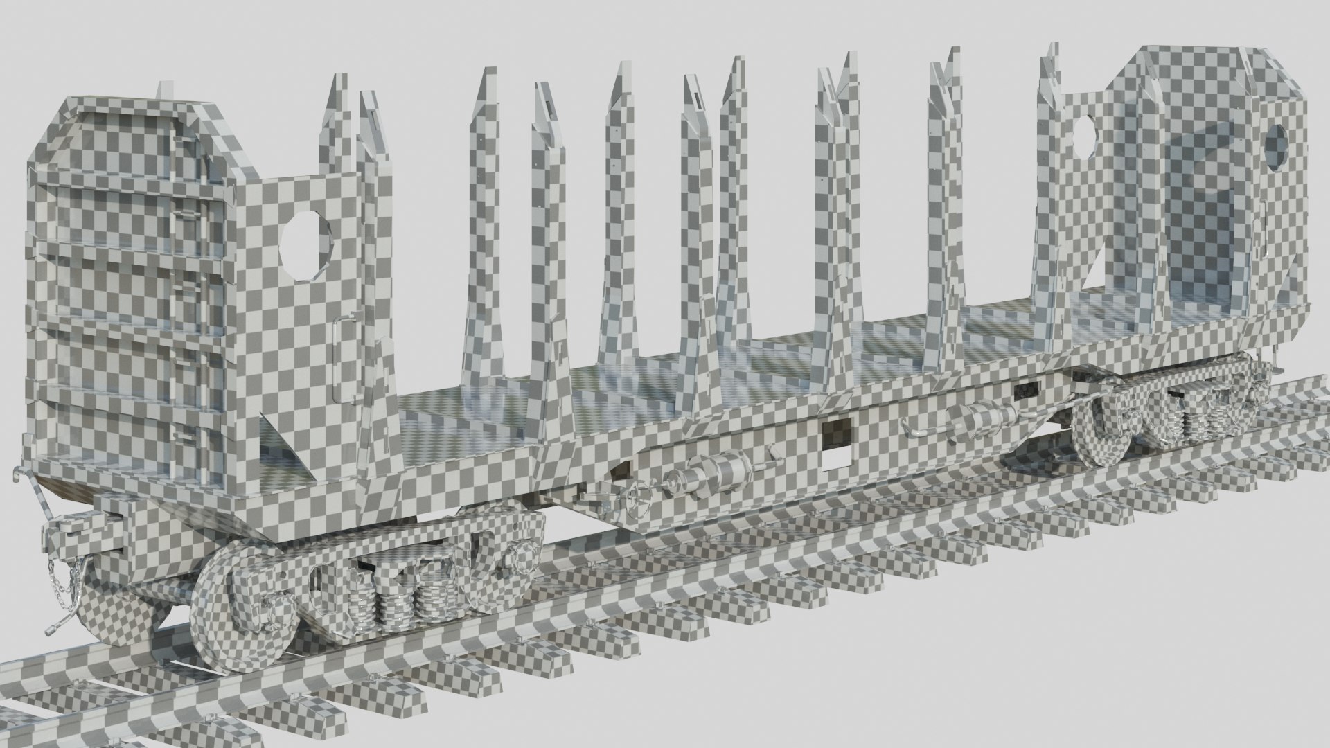 3D logging car 01 - TurboSquid 1438099