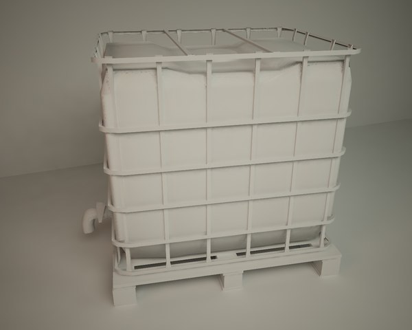 3d model plastic tank