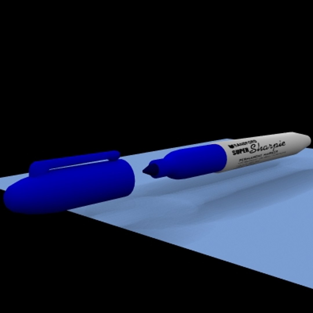 Sharpie 3d Model