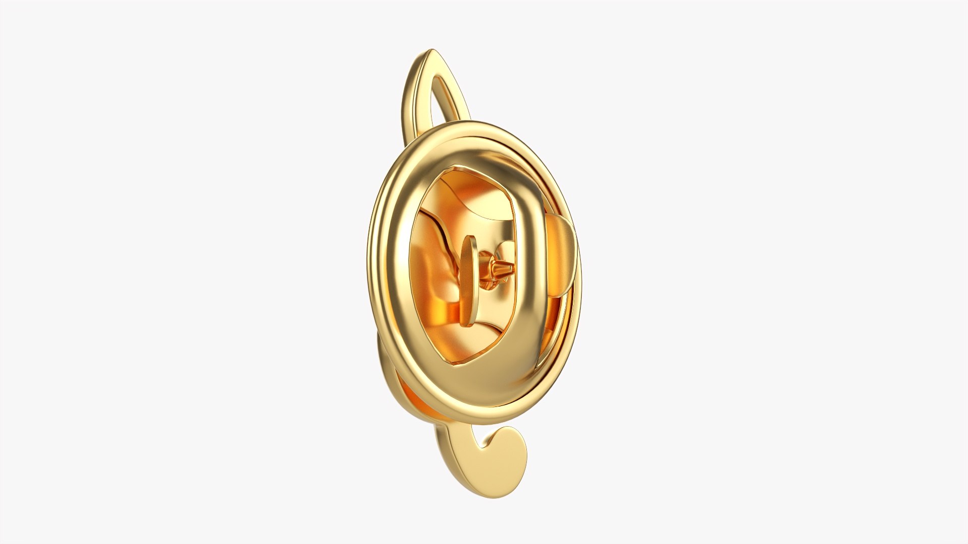 3D Music Clef Pin - TurboSquid 1786237