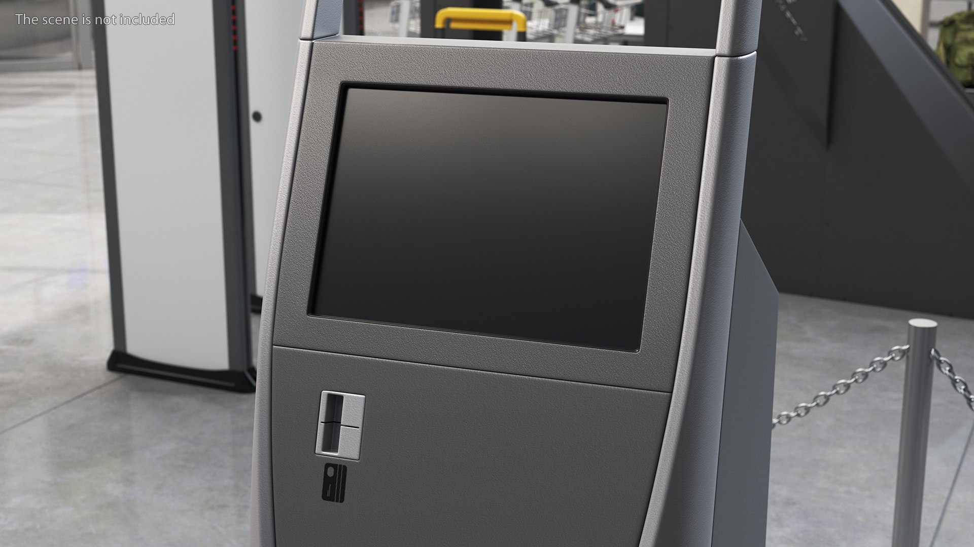 3D Airport Self Check In Model - TurboSquid 1835879