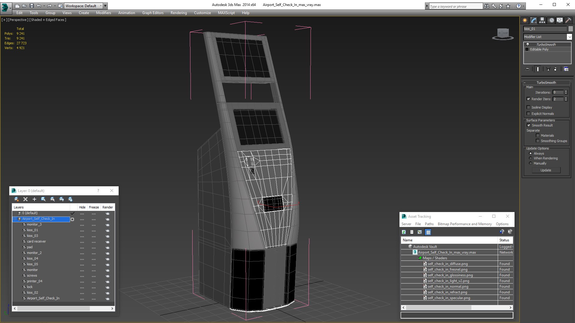 3D Airport Self Check In Model - TurboSquid 1835879