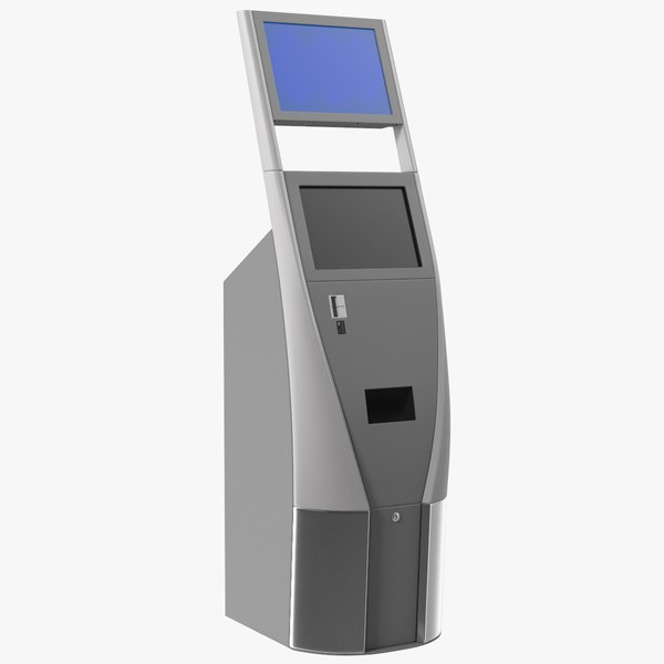 공항 셀프 체크인 3D 모델 - TurboSquid 1835879