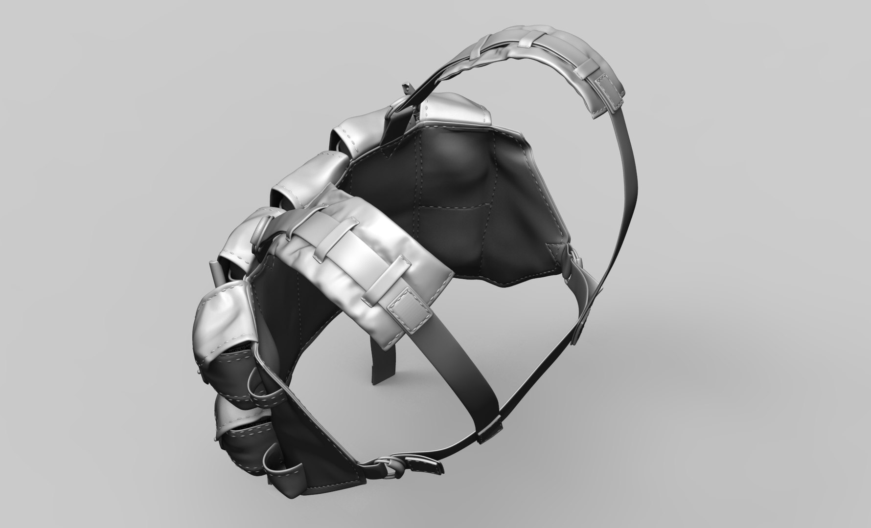 Belt-a Chest Rig 3D - TurboSquid 1395169