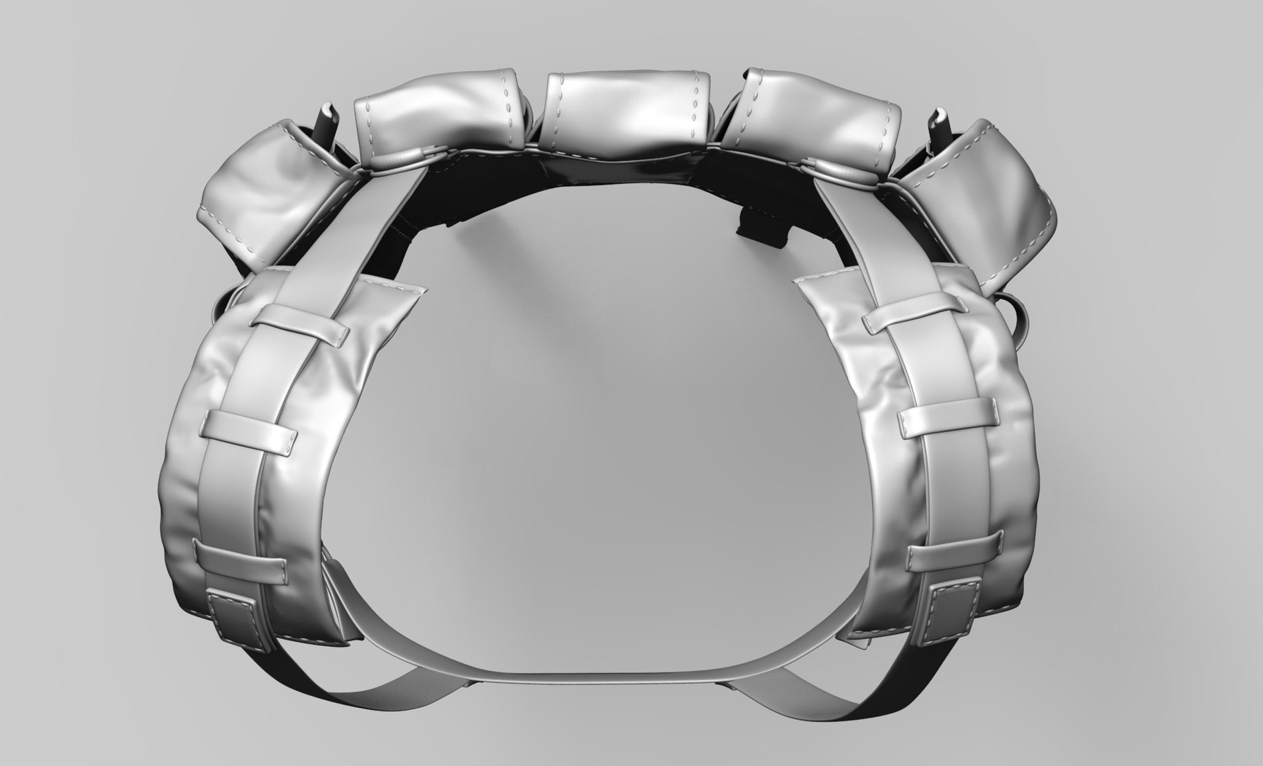 Belt-a Chest Rig 3D - TurboSquid 1395169