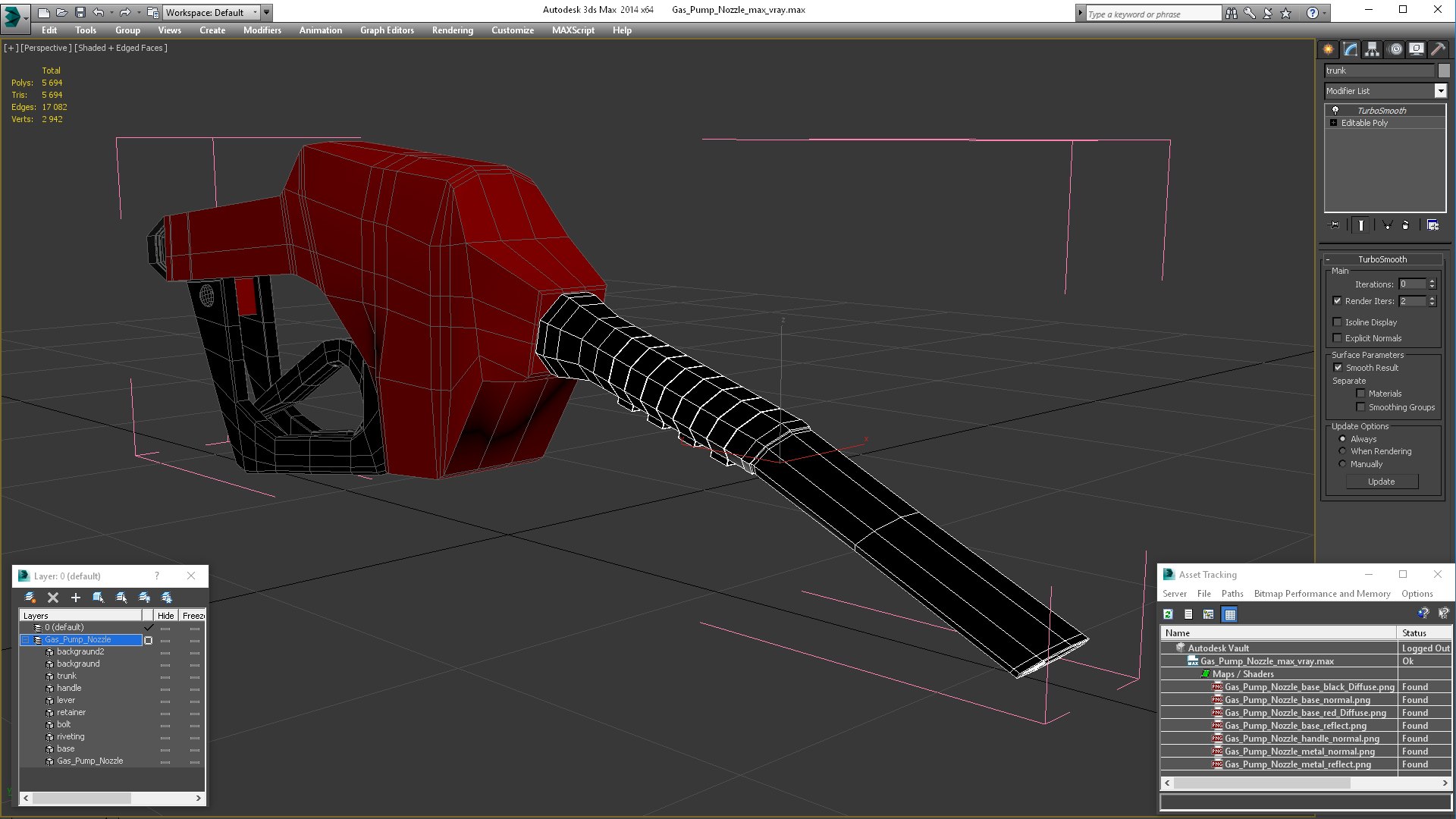 3D Gas Pump Nozzle Model - TurboSquid 2132343