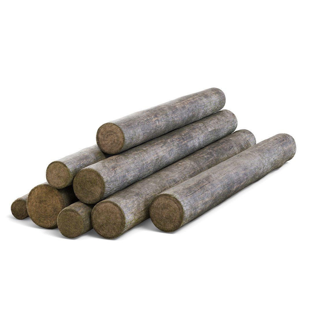 3D Model Tree Logs - TurboSquid 2227960