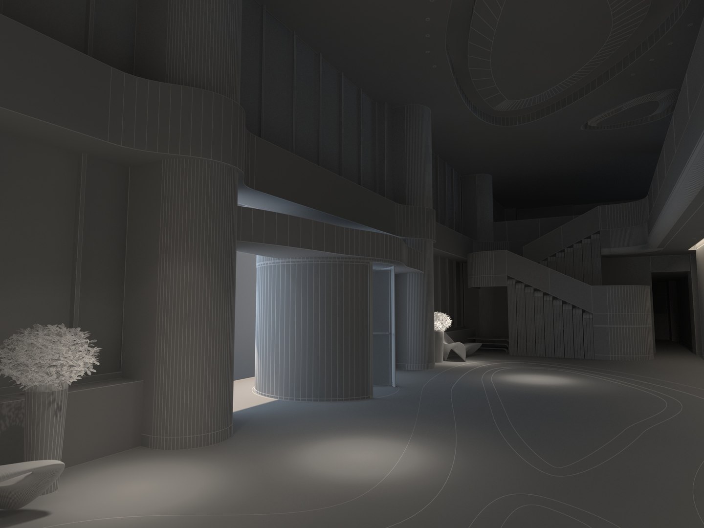 Lobby 3D Model - TurboSquid 2000135