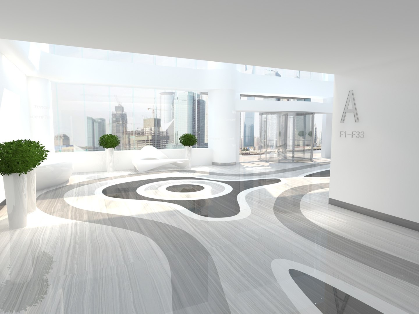 Lobby 3D Model - TurboSquid 2000135