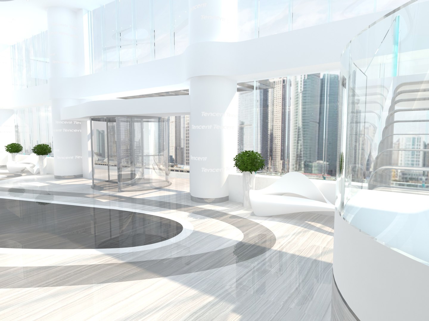 Lobby 3D Model - TurboSquid 2000135