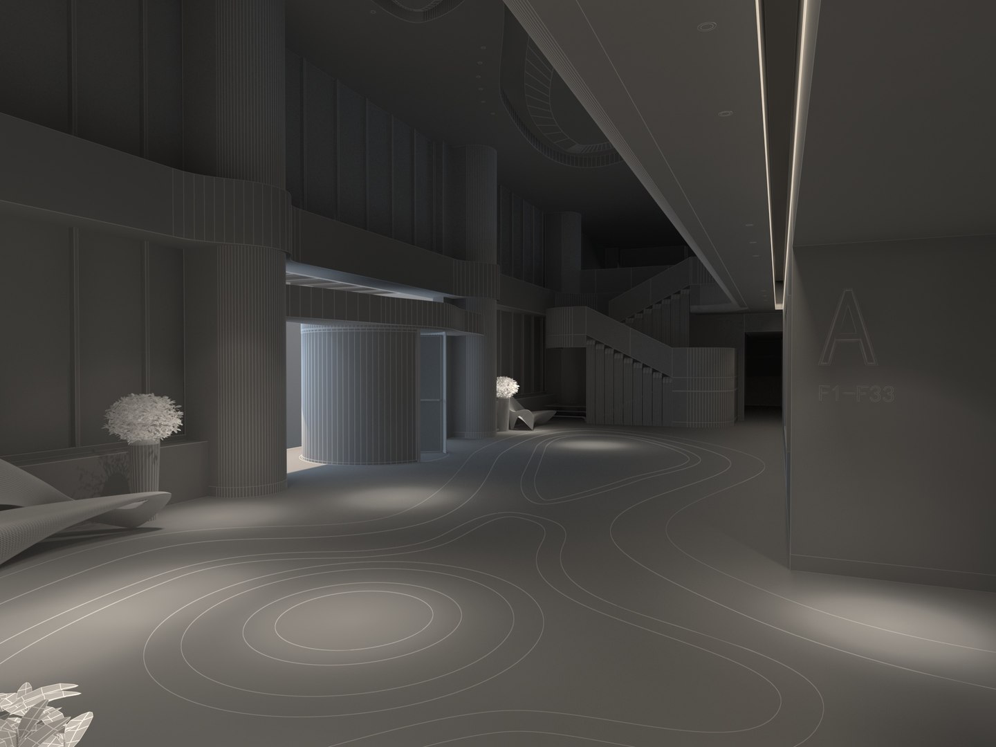 Lobby 3D Model - TurboSquid 2000135