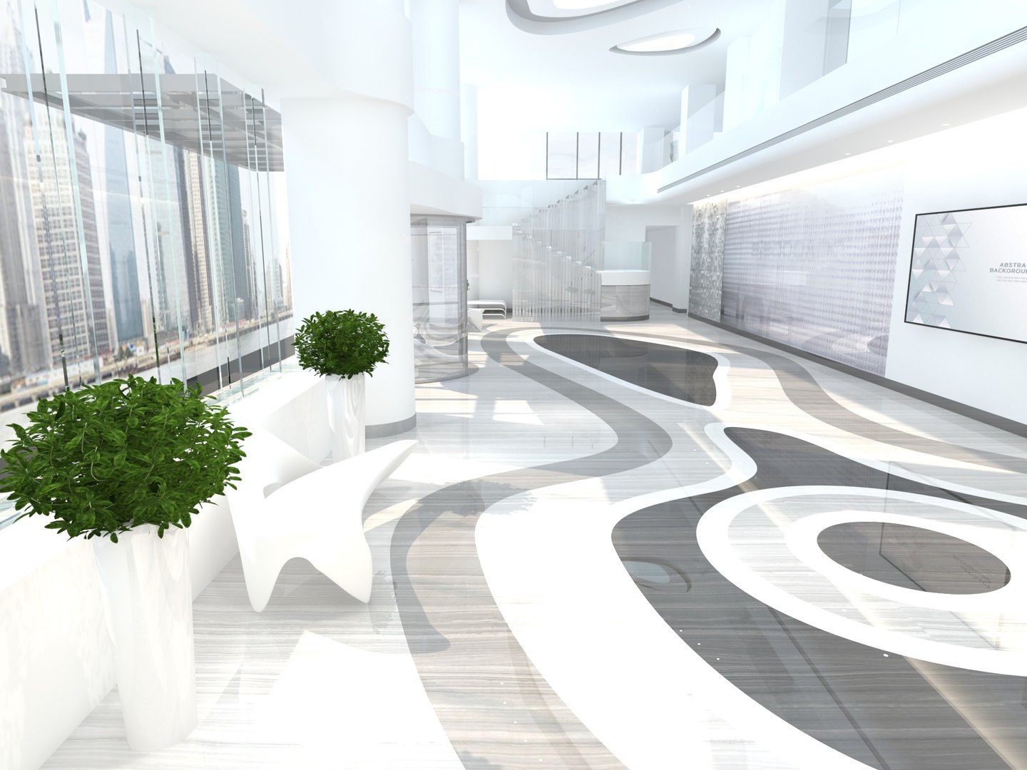 Lobby 3D Model - TurboSquid 2000135