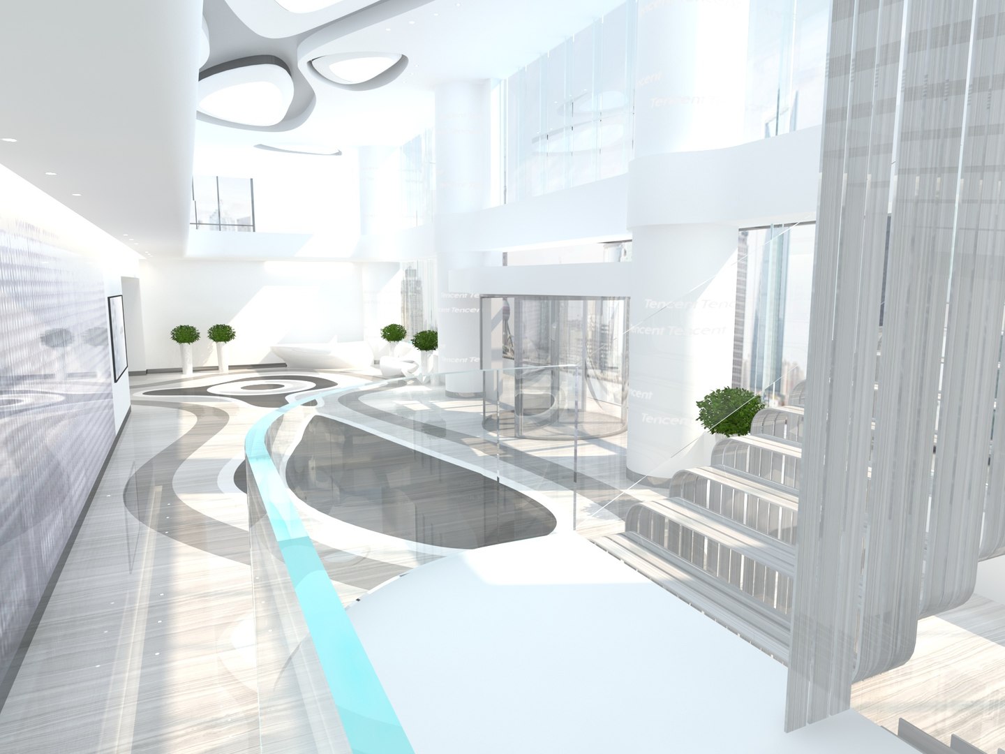 Lobby 3D Model - TurboSquid 2000135