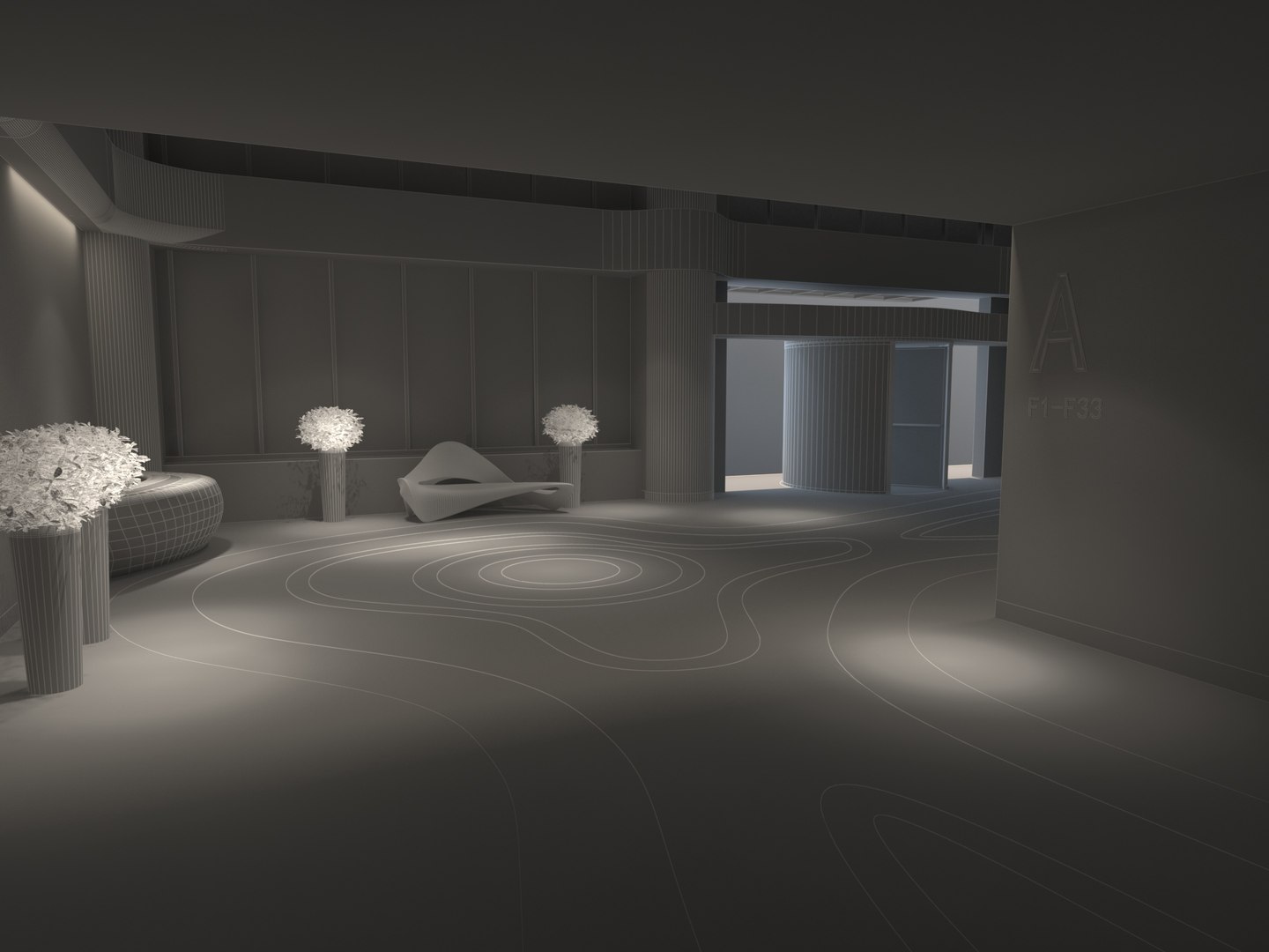 Lobby 3D Model - TurboSquid 2000135