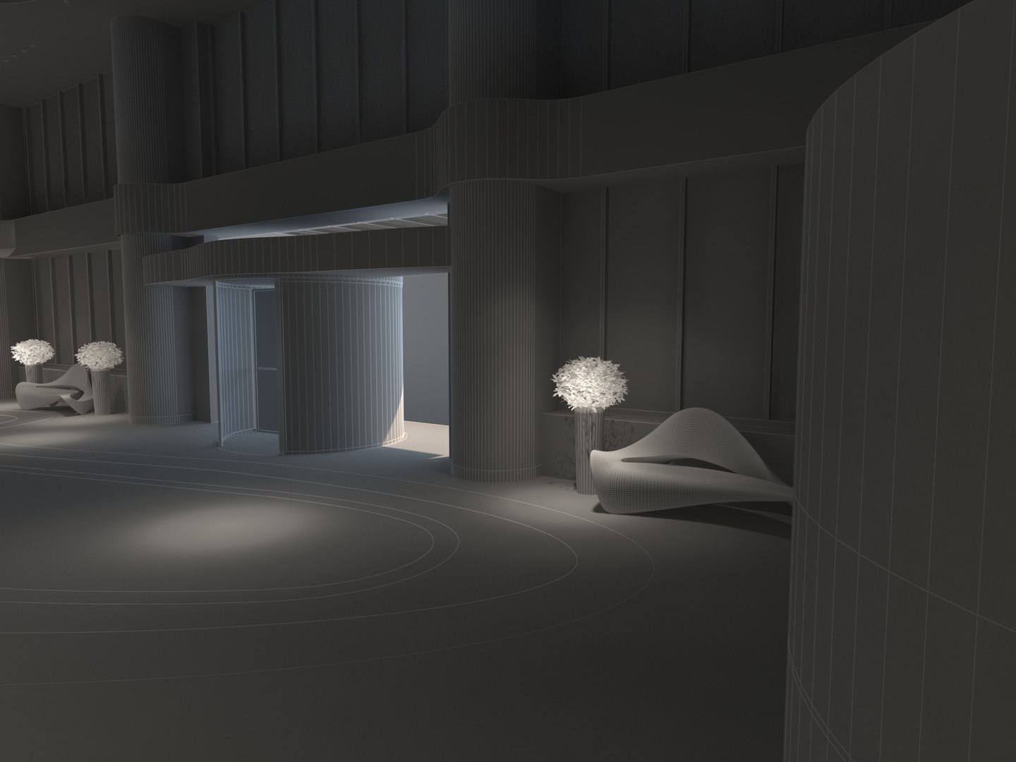 Lobby 3D Model - TurboSquid 2000135