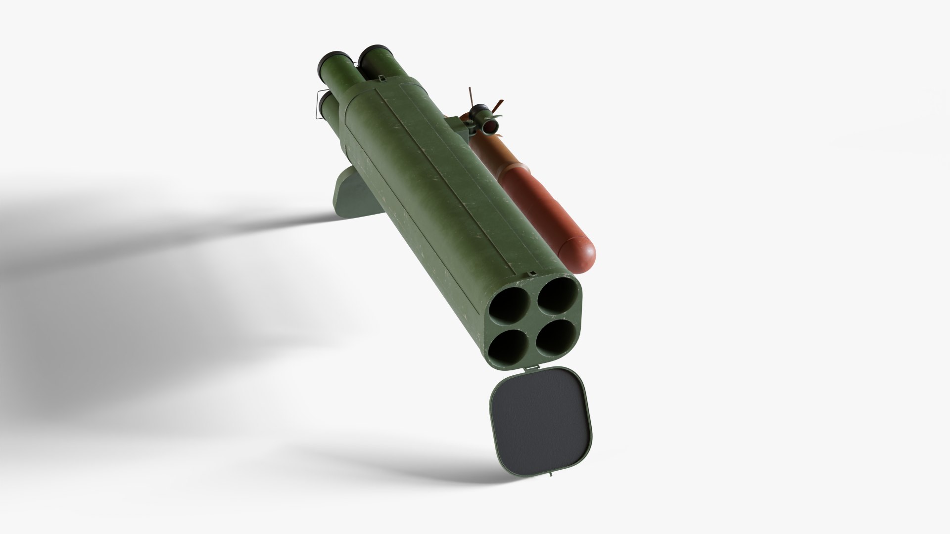 3D Rusted Incendiary Rocket Launcher M202A1 FLASH - TurboSquid 1978837