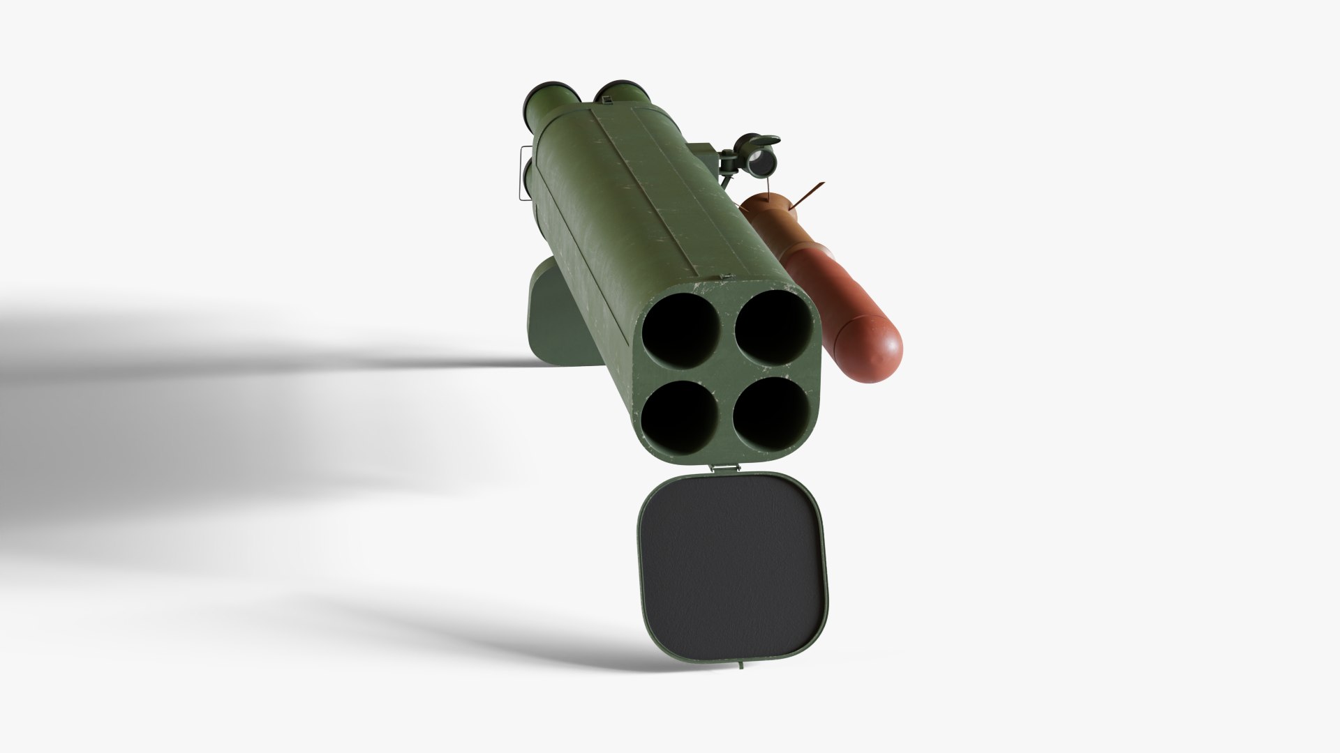 3D Rusted Incendiary Rocket Launcher M202A1 FLASH - TurboSquid 1978837