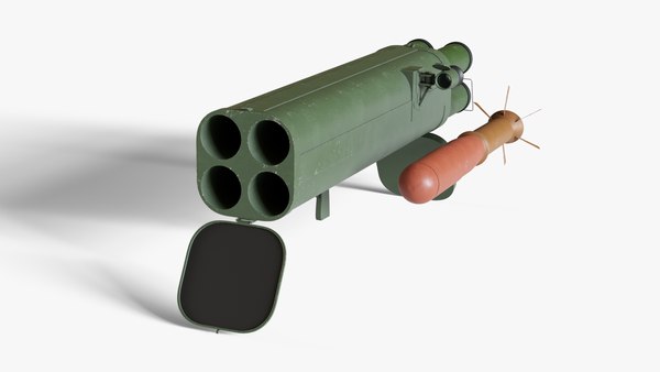 modelo 3d Lanzacohetes incendiario oxidado M202A1 FLASH - TurboSquid ...