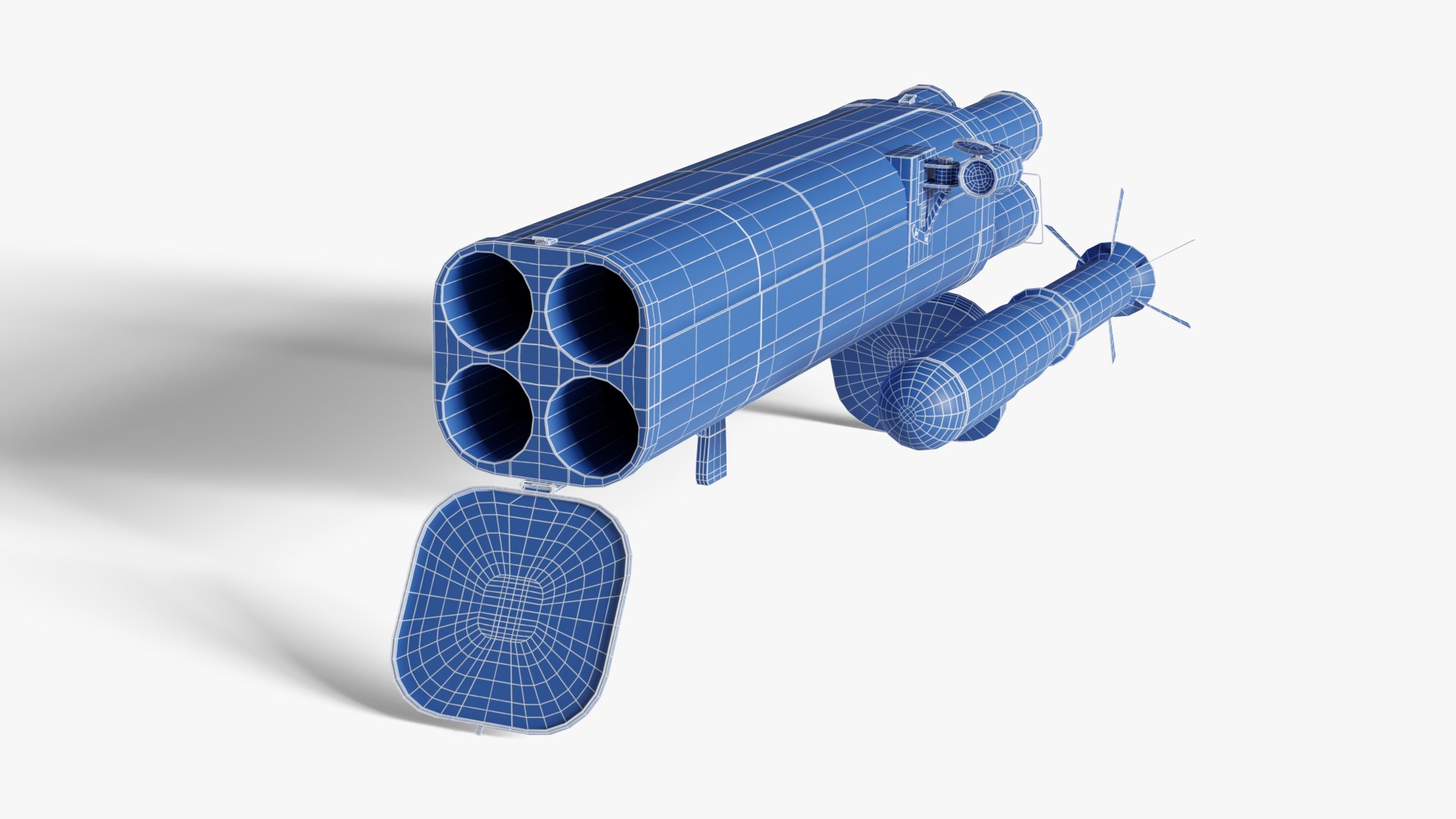 3D Rusted Incendiary Rocket Launcher M202A1 FLASH - TurboSquid 1978837