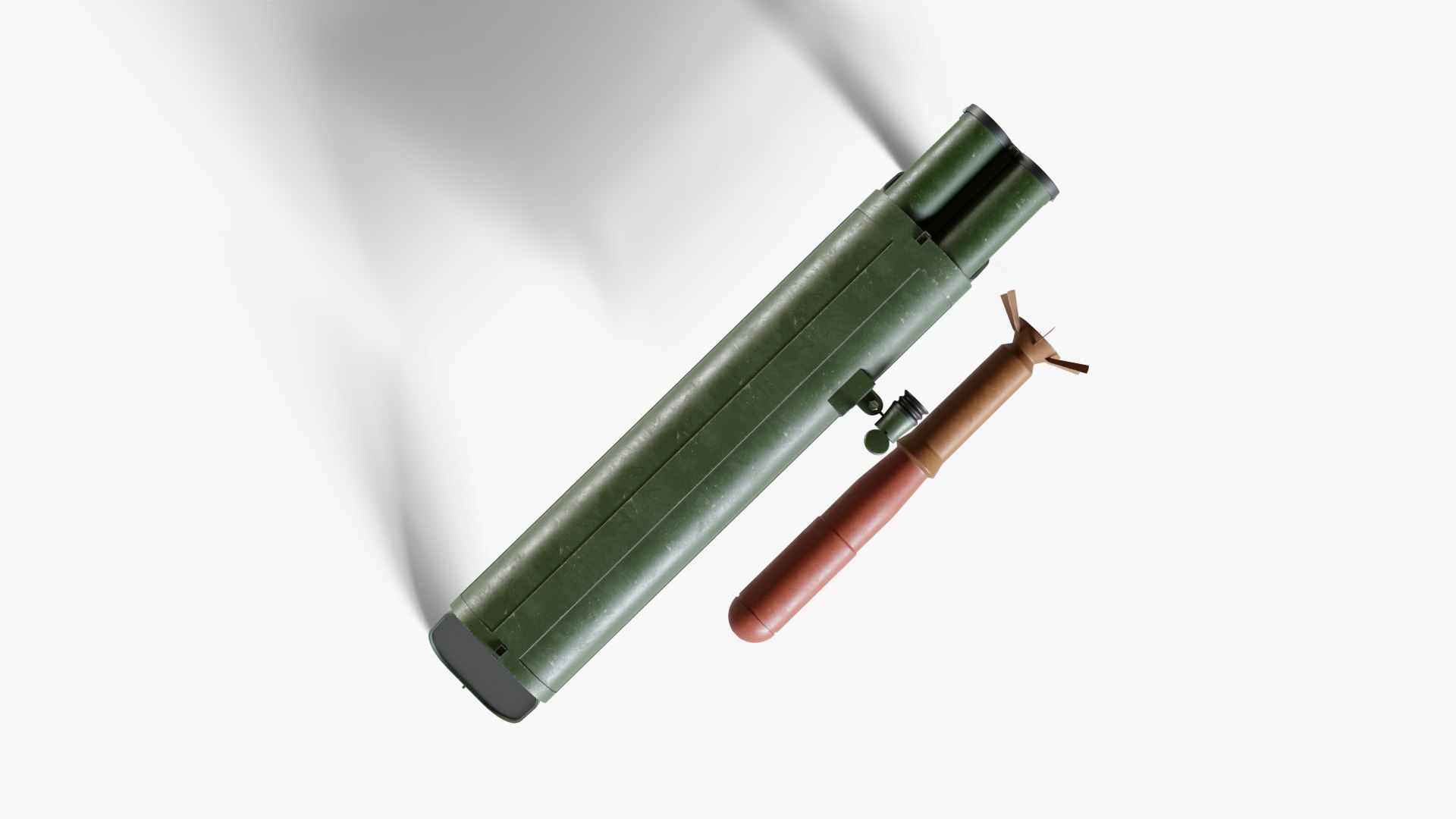 3D Rusted Incendiary Rocket Launcher M202A1 FLASH - TurboSquid 1978837