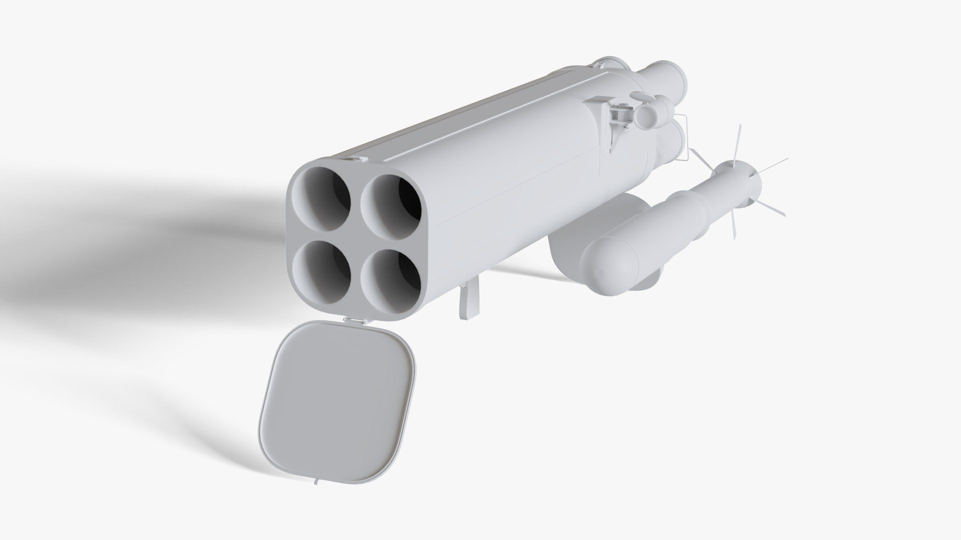 3D Rusted Incendiary Rocket Launcher M202A1 FLASH - TurboSquid 1978837