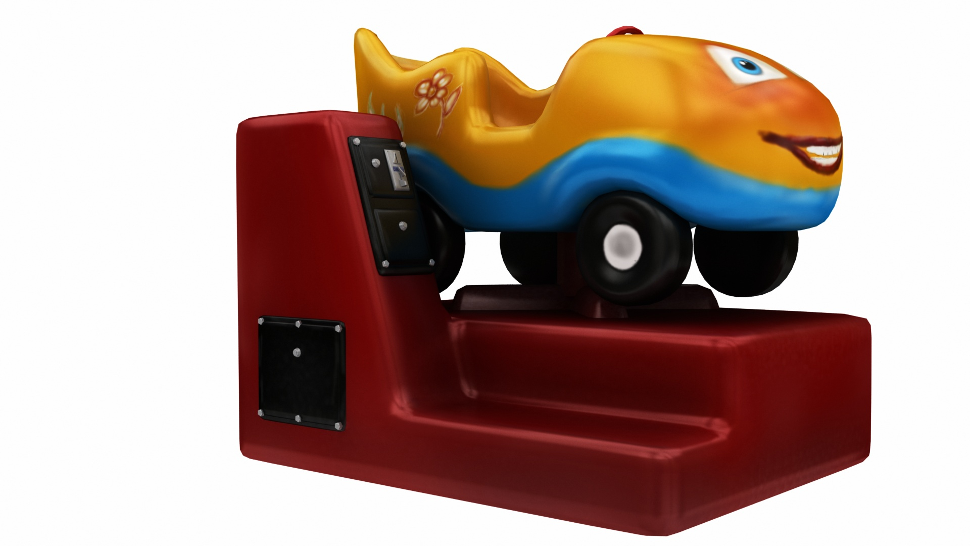 3D coin operated car ride model - TurboSquid 1503281