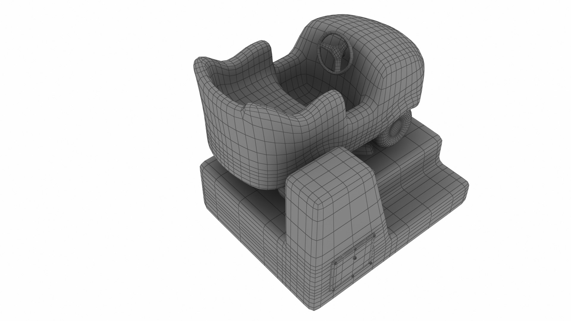 3D Coin Operated Car Ride Model - TurboSquid 1503281