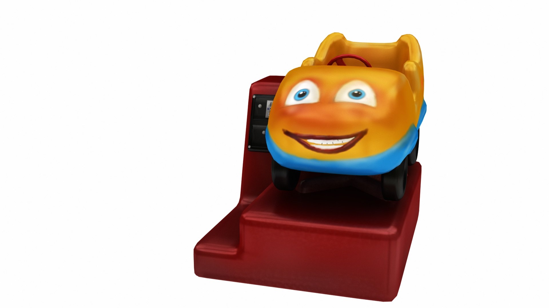 3D Coin Operated Car Ride Model - TurboSquid 1503281