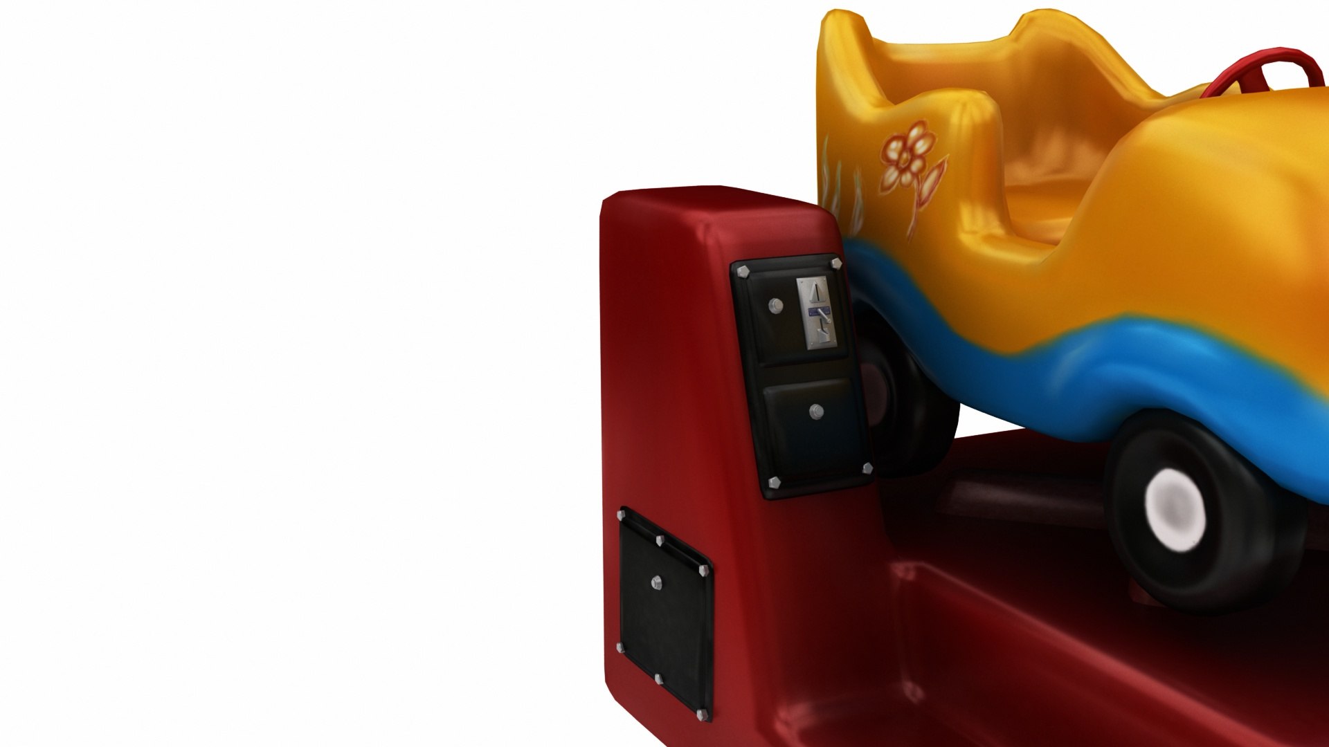 3D Coin Operated Car Ride Model - TurboSquid 1503281