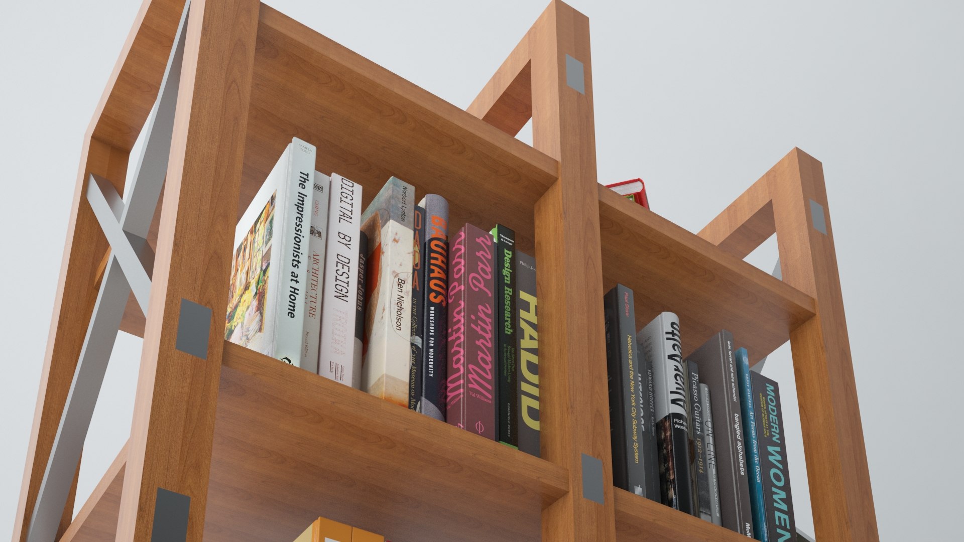 3D Bookshelves - TurboSquid 1300384