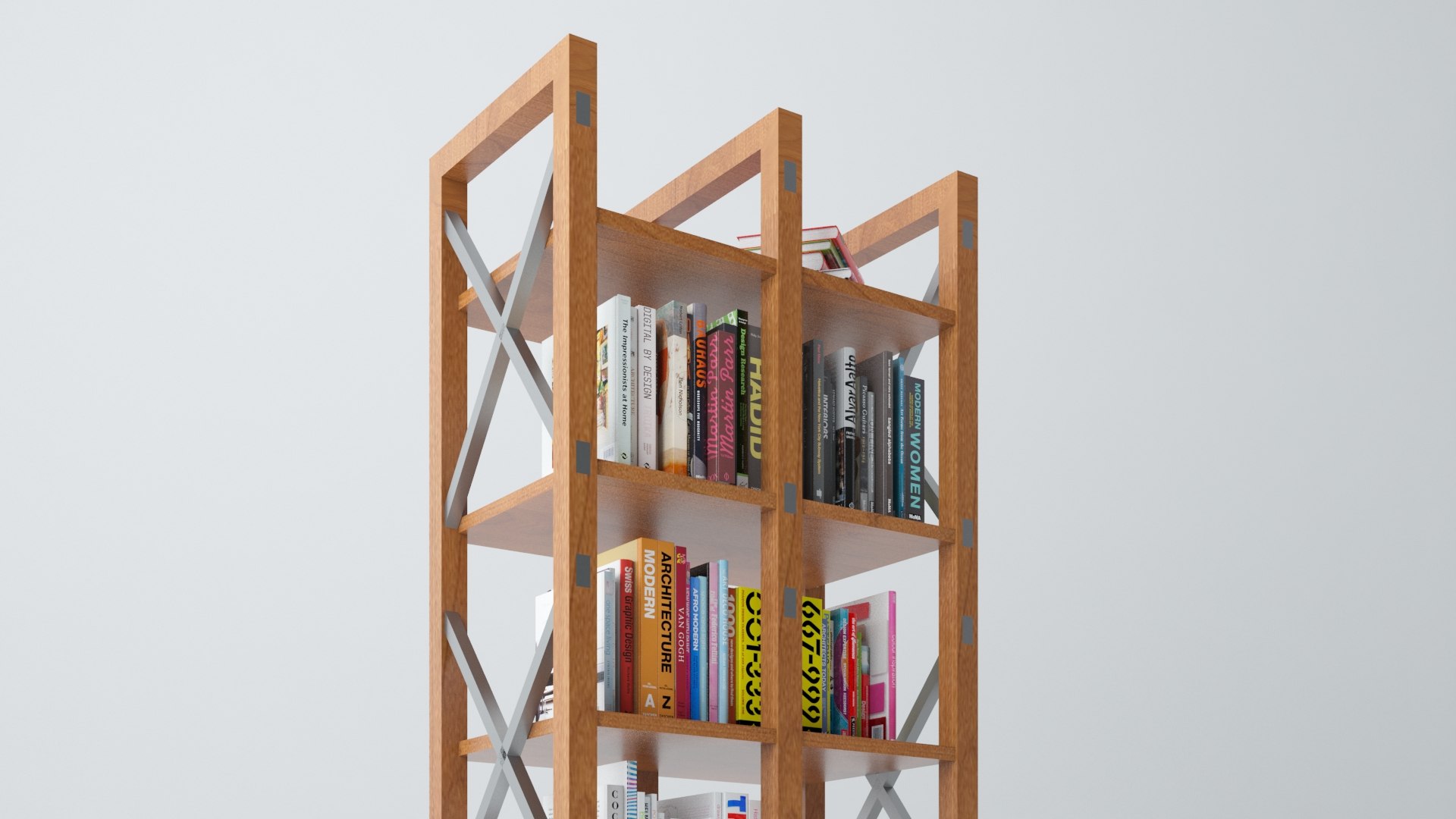 3D Bookshelves - TurboSquid 1300384