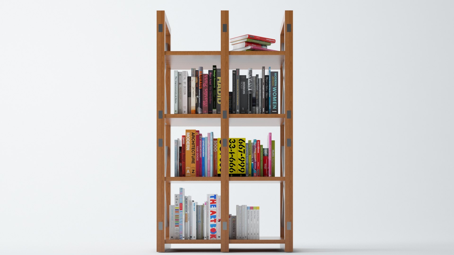 3D Bookshelves - TurboSquid 1300384