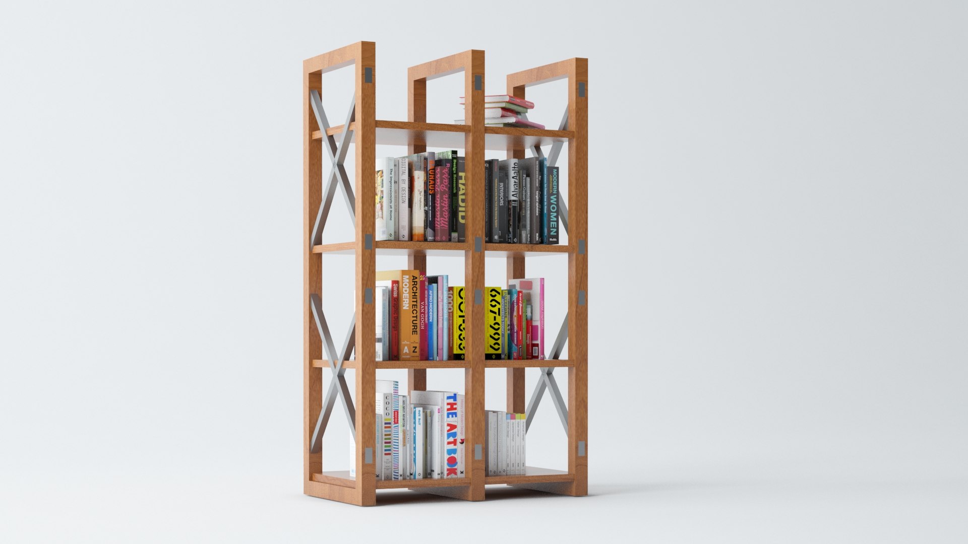 3D Bookshelves - TurboSquid 1300384