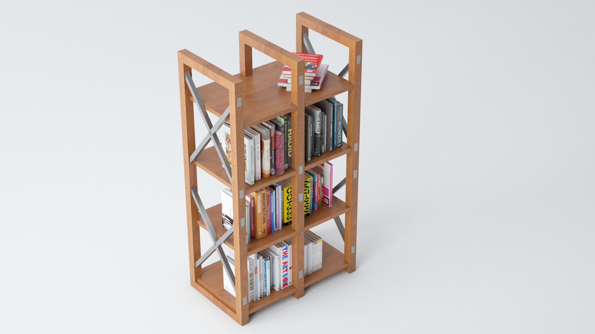 3D Bookshelves - TurboSquid 1300384