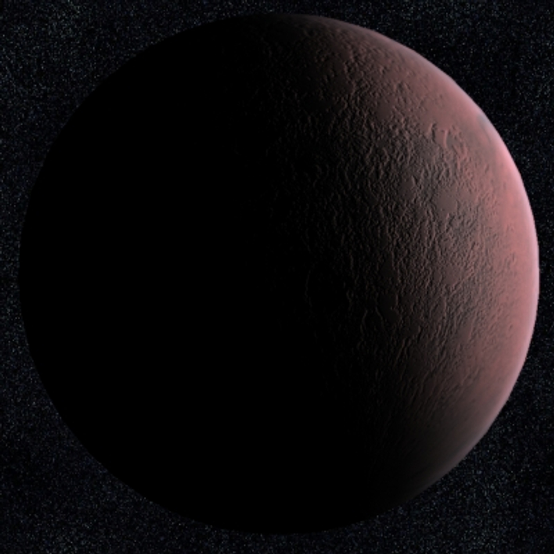 3d model dwarf planet huya