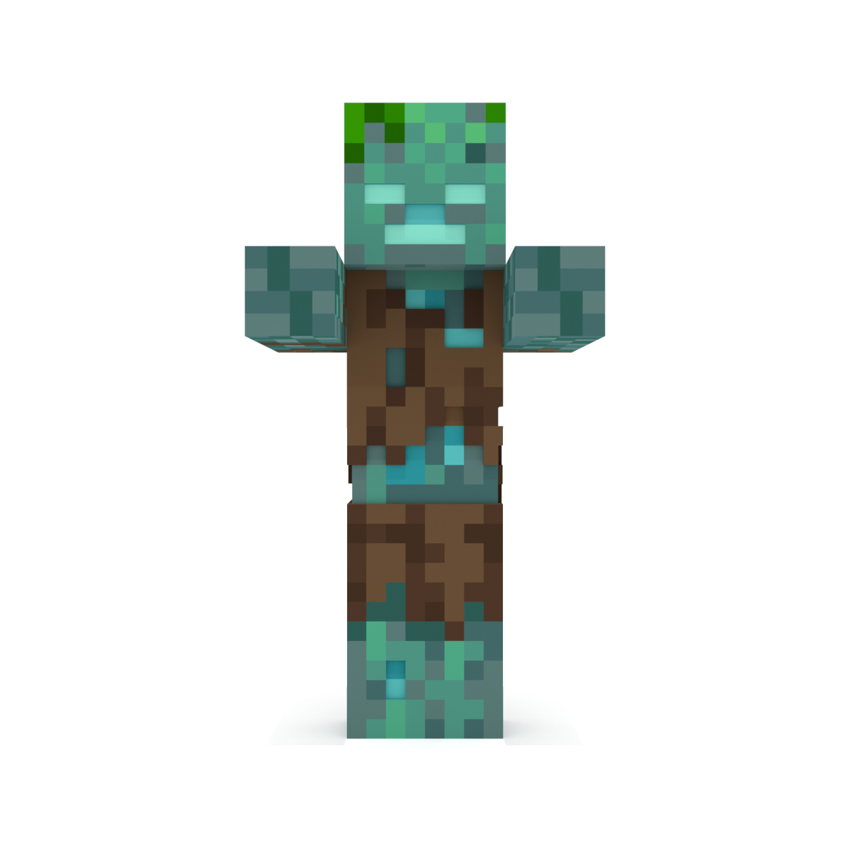 modelo 3d Minecraft Ahogado - TurboSquid 1505786
