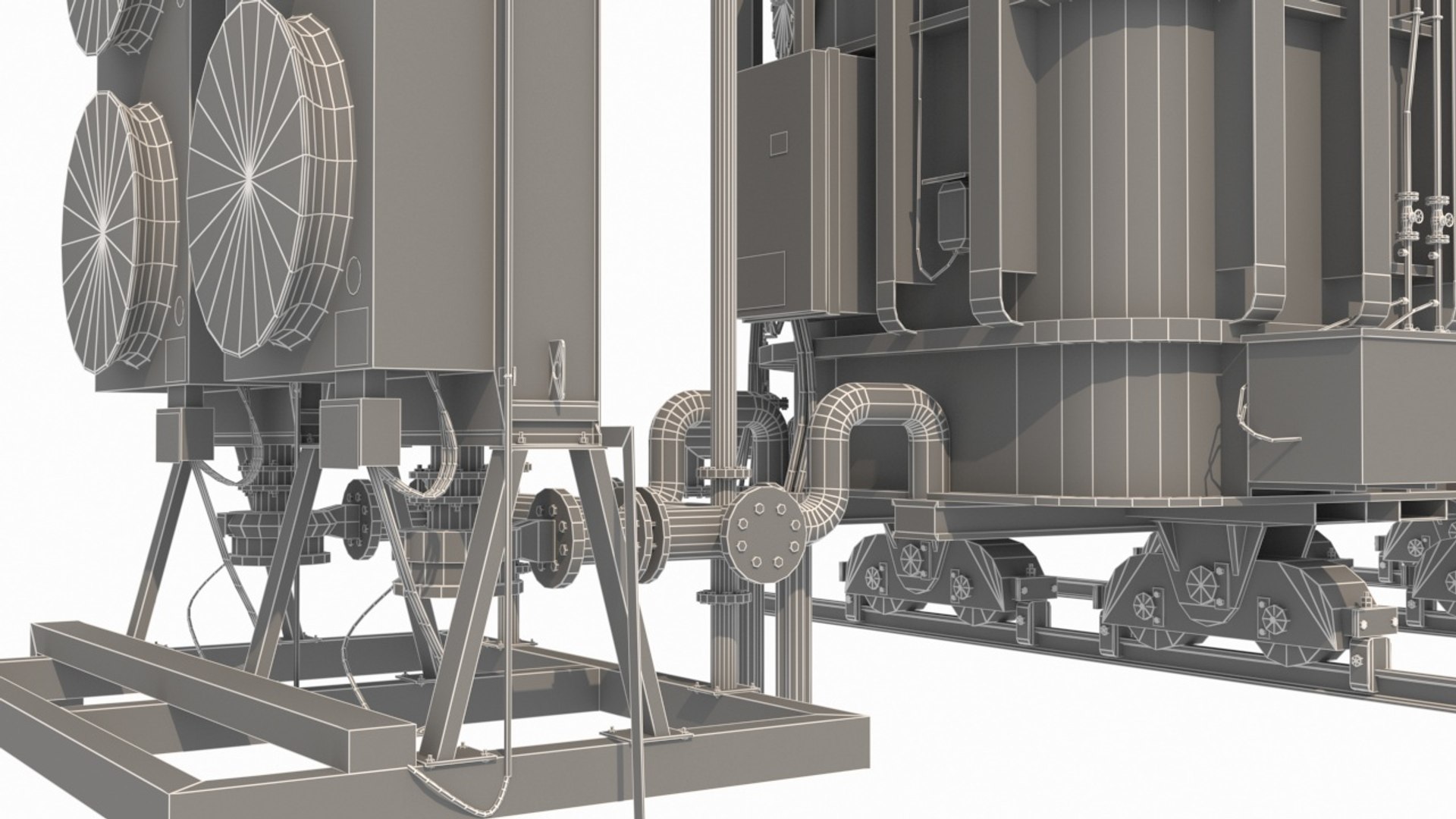 Main Transformer Of Power Station 1 3D Model - TurboSquid 2313453