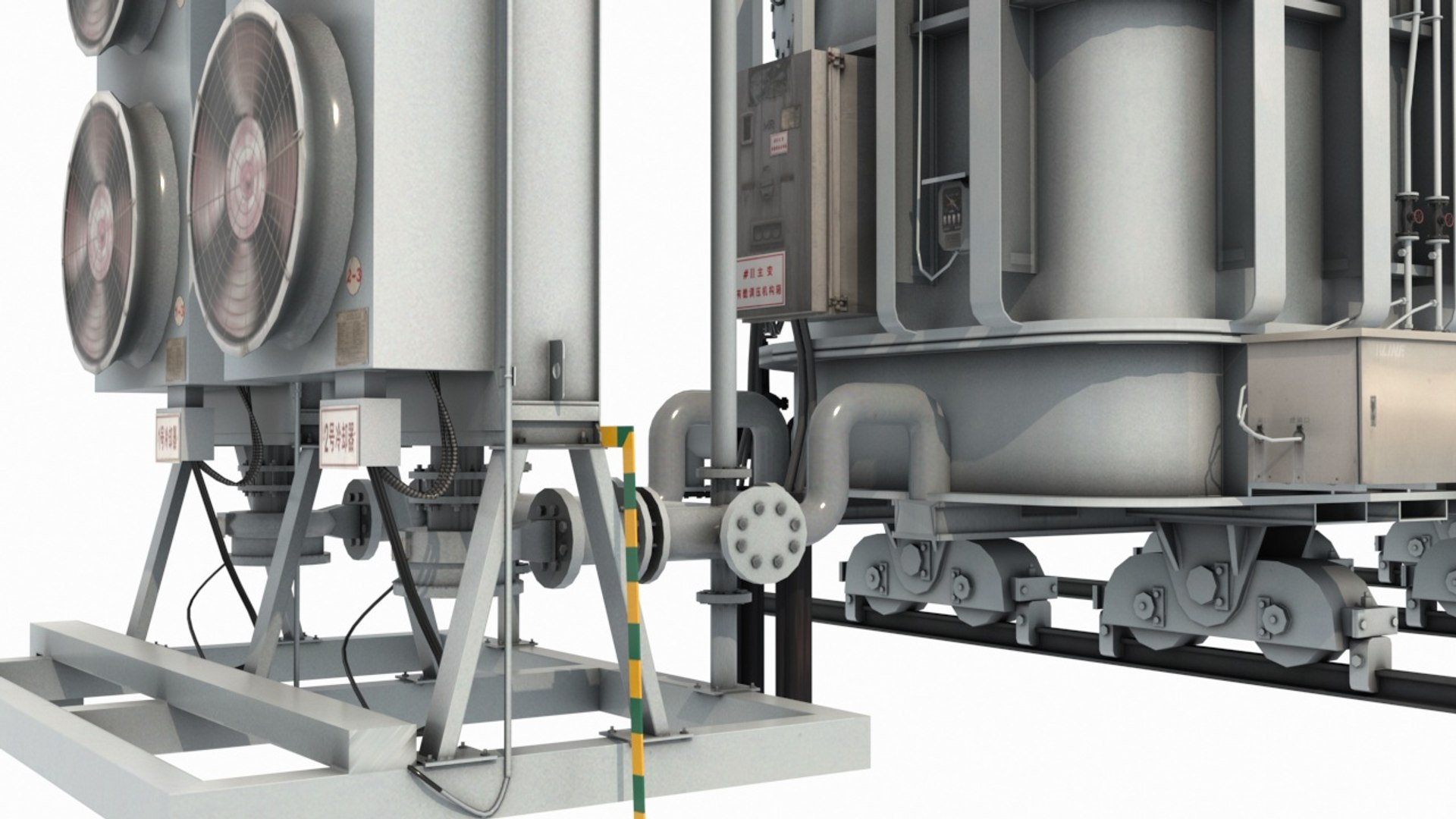 Main Transformer Of Power Station 1 3D Model - TurboSquid 2313453