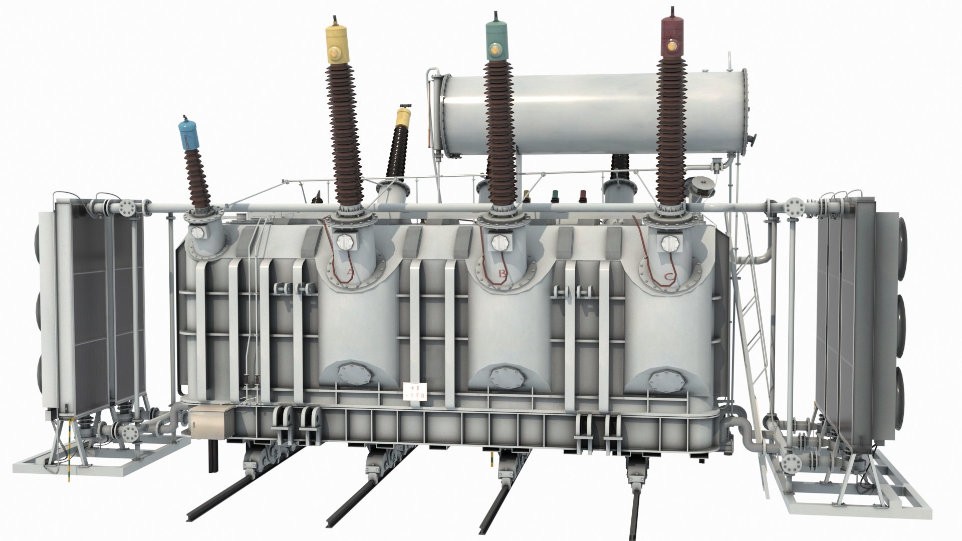 Main Transformer Of Power Station 1 3D Model - TurboSquid 2313453