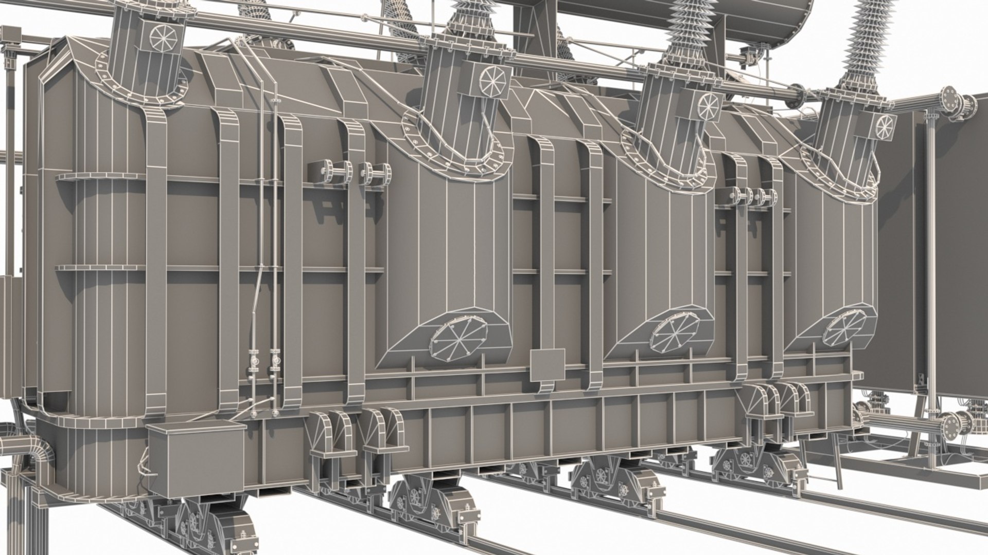 Main Transformer Of Power Station 1 3D Model - TurboSquid 2313453
