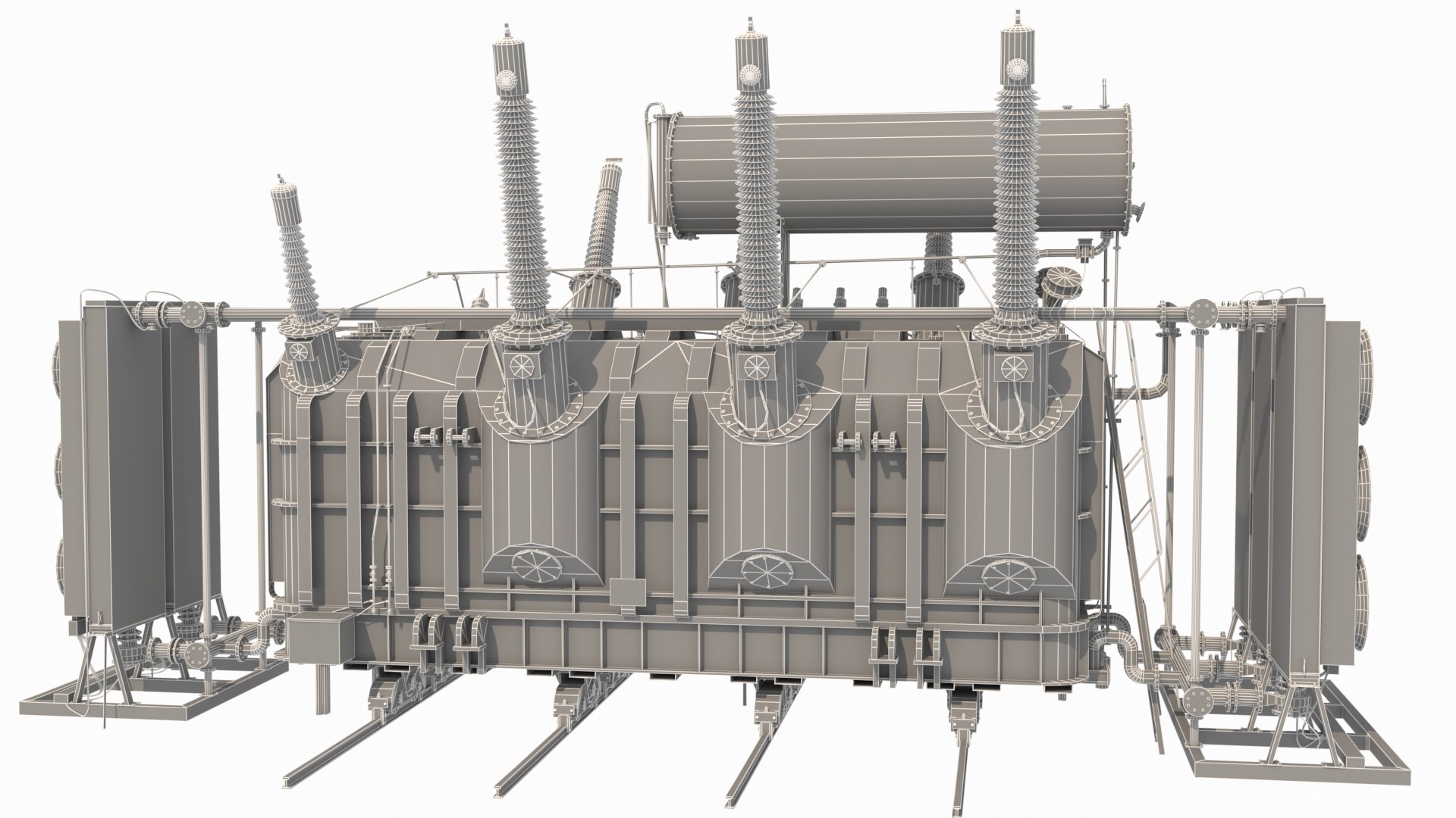 Main Transformer Of Power Station 1 3D Model - TurboSquid 2313453