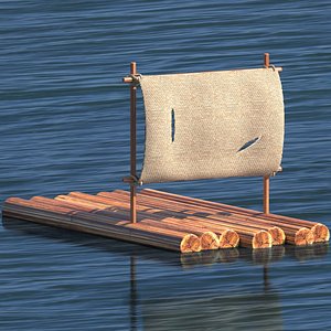 Low Poly Raft 3D Models for Download | TurboSquid
