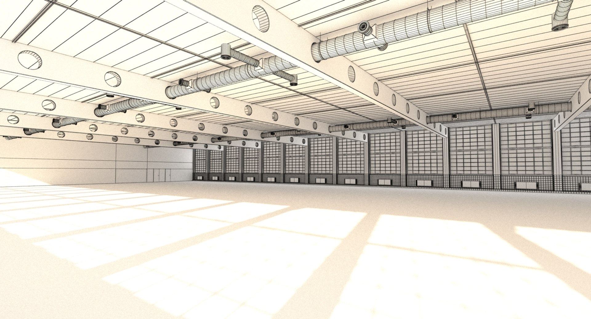 warehouse realistic 3d max